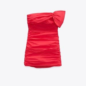 Zara | Dresses | Zara Bow Mini Dress Nwt | Poshmark